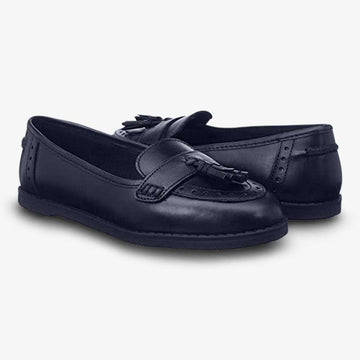 Girls Leather School Shoes